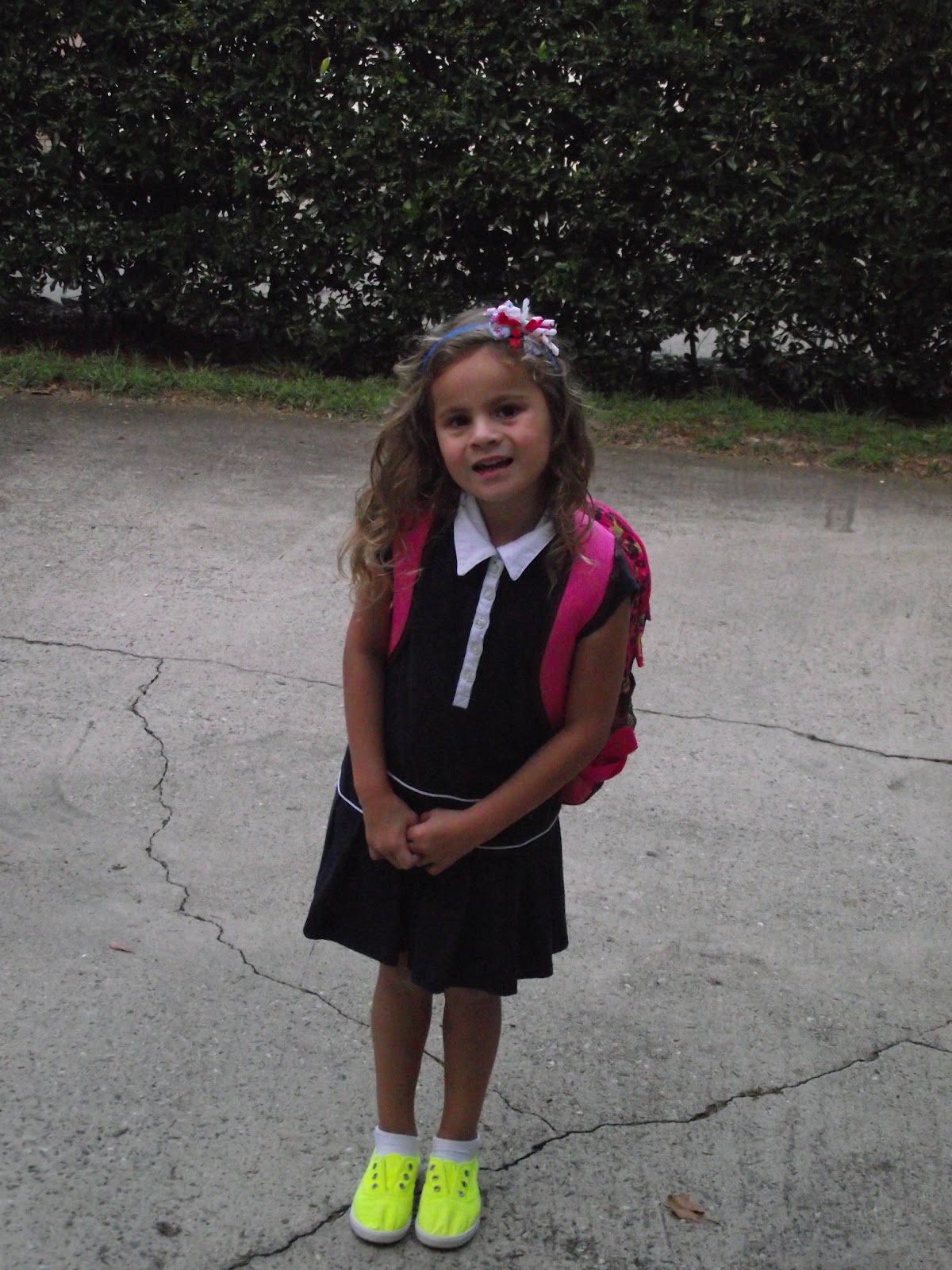 The Georgia Blaisdells: Megan's First Day of Kindergarten