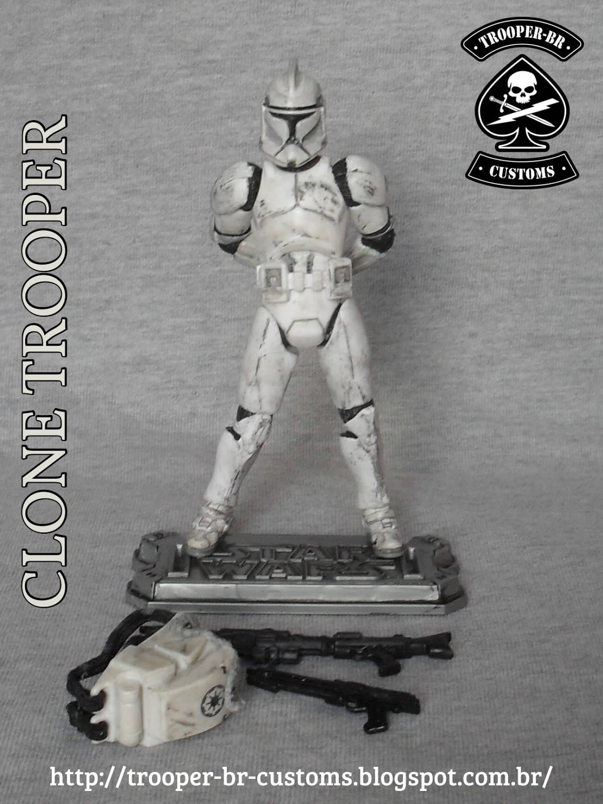 Gi joe Custom Action Figures: Clone Trooper - Star Wars