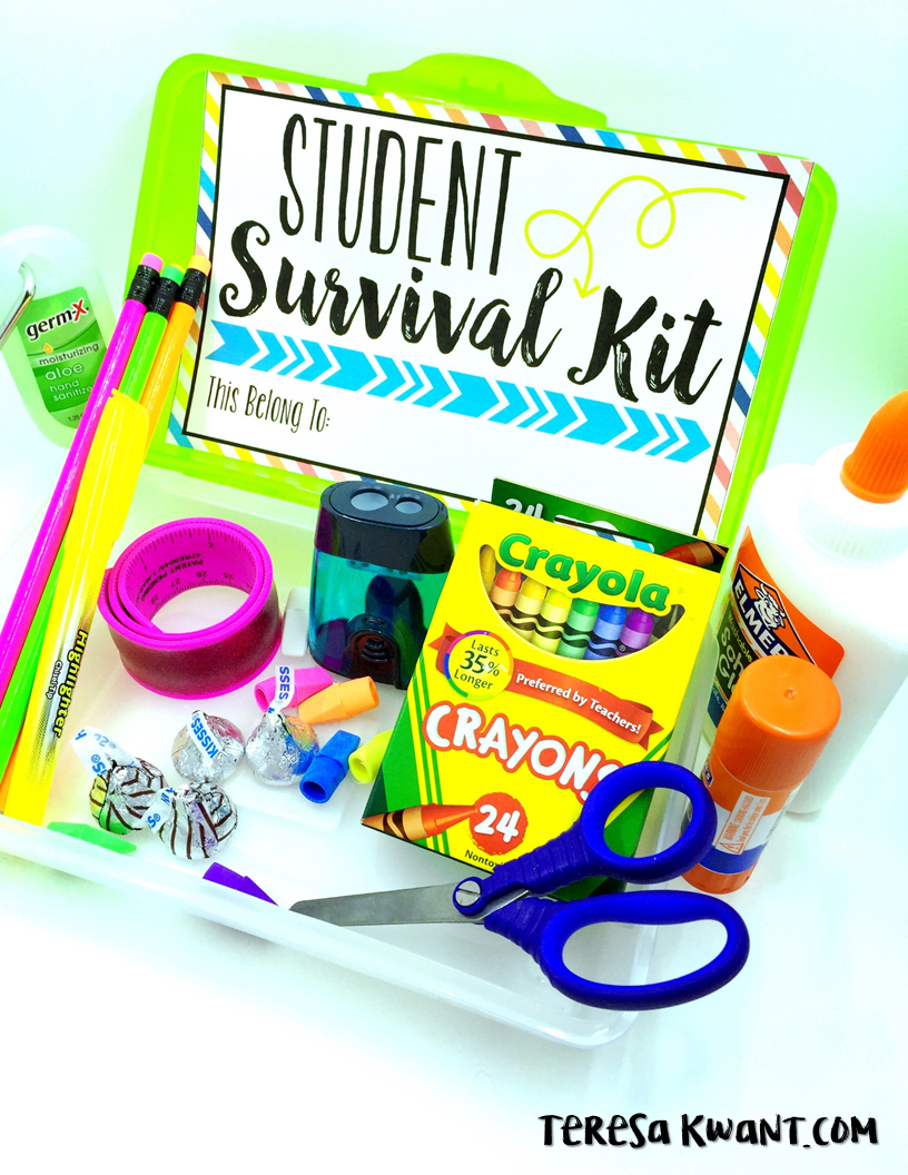 Back to School Survival Kits - Teresa Kwant
