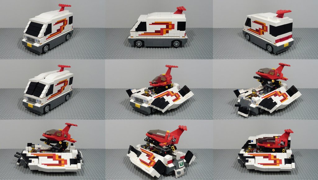 Lego Asia: Lego M.A.S.K Slingshot & Rhino MOC (Kenner Toys)