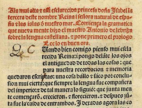 D: ANTONIO DE NEBRIJA, GRAMÁTICA