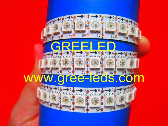 GREELED: 5v apa102 digital led strip 144pcs/m