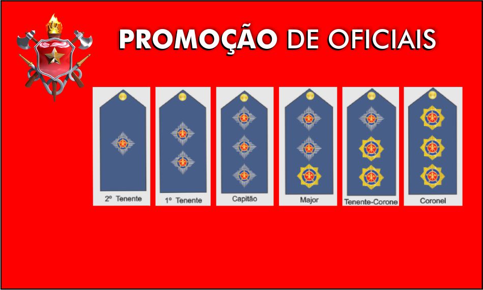 PROMOÇÃO DE OFICIAIS DO CBMDF - BOMBEIROS DF