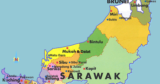 Amazing Sri Aman: location of Sri Aman