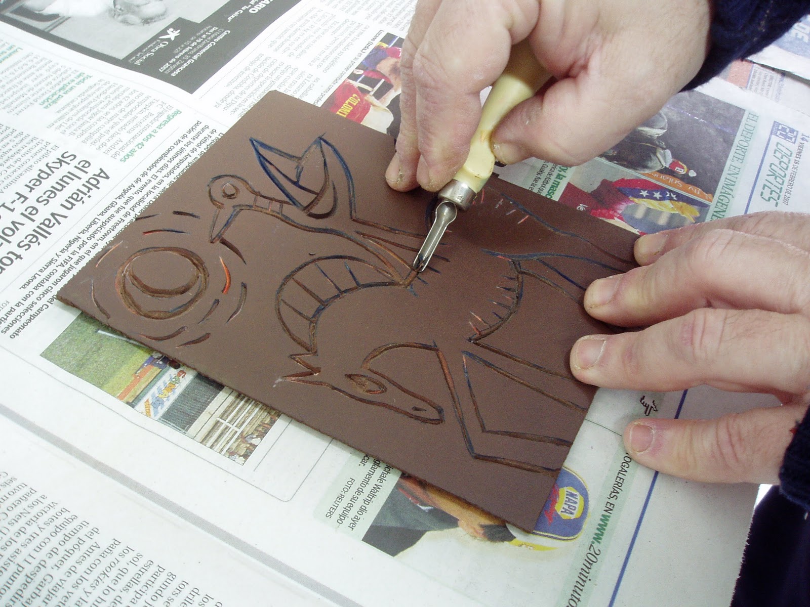 Cómo hacer un Linograbado