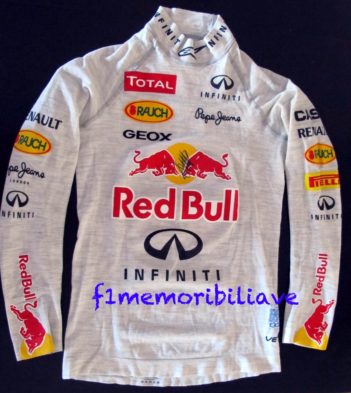 Formula 1 Memoribilia: New Arrivals... Sebastian Vettel 2013 Nomex ...