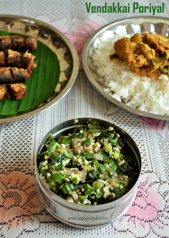 Vendakkai Poriyal Recipe | Ladies Finger Stir Fry | Okra or Bhindi Stir ...