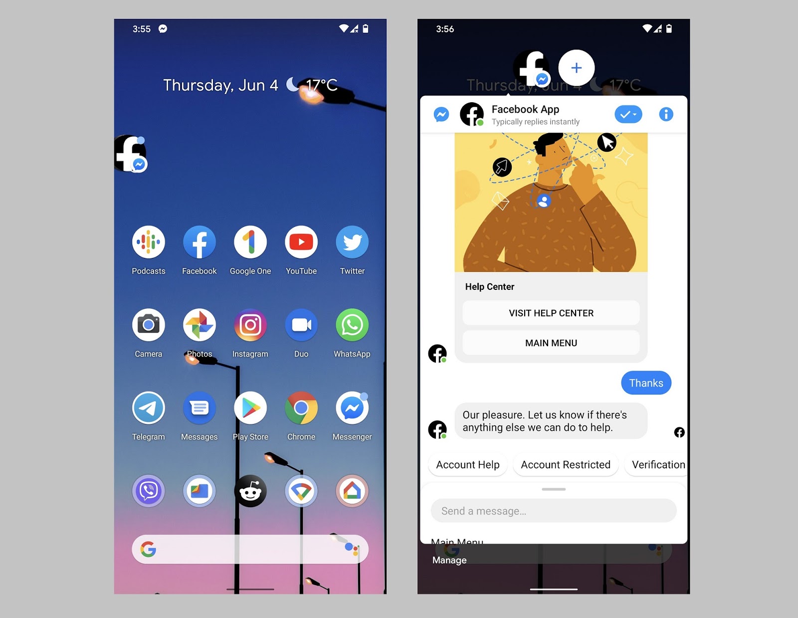 Facebook Messenger’s Chat Heads Feature Will Use Android 11 Bubbles API