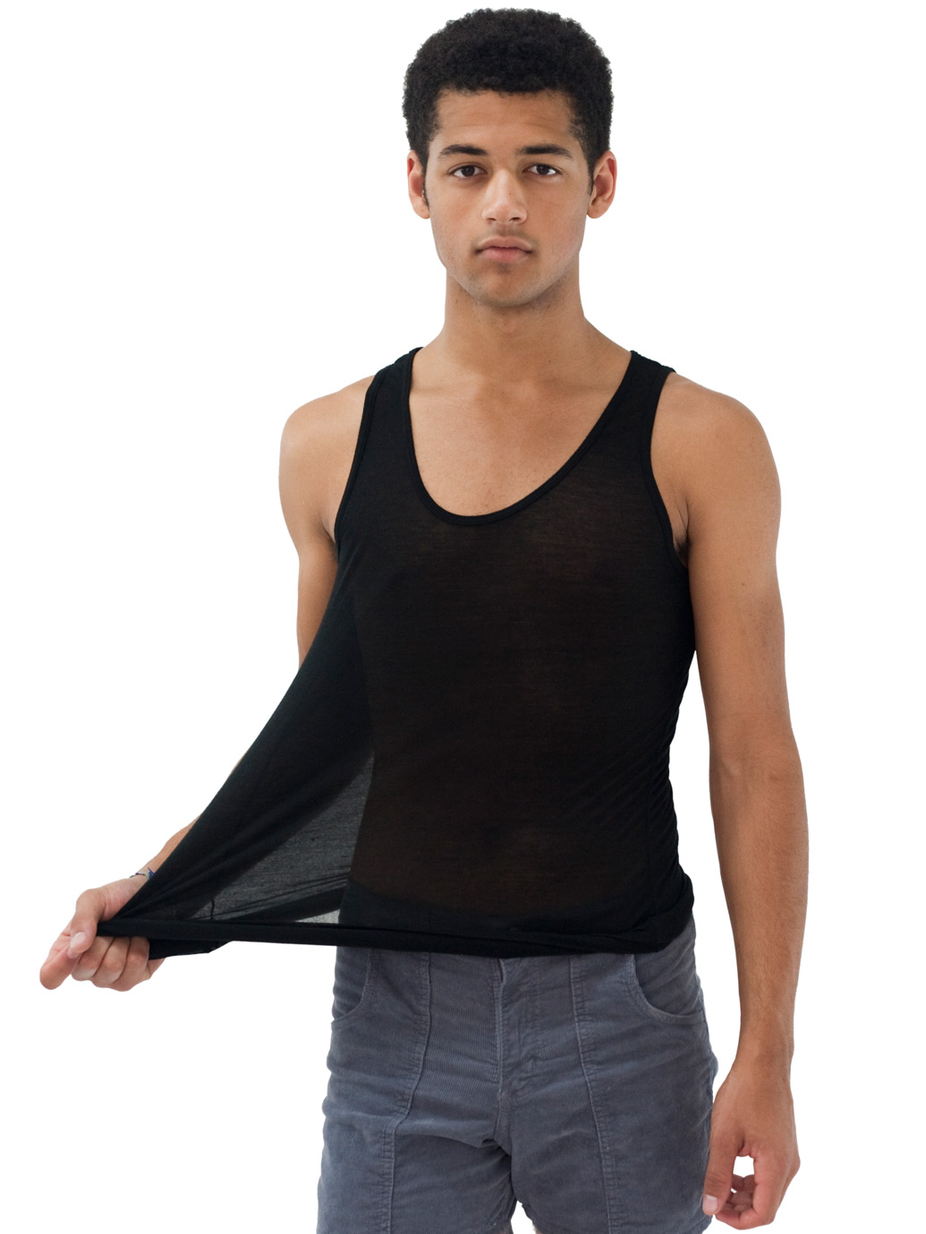 Aischrolatreia: Men Wearing Sheer