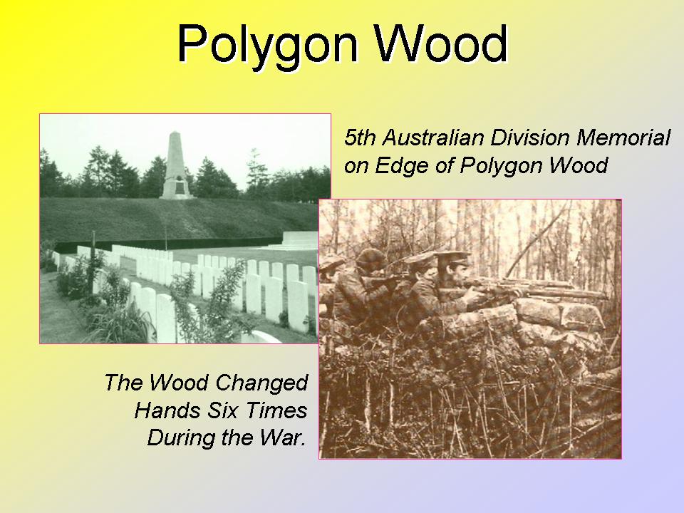Roads to the Great War: Legendary Polygon Wood: The First Fight