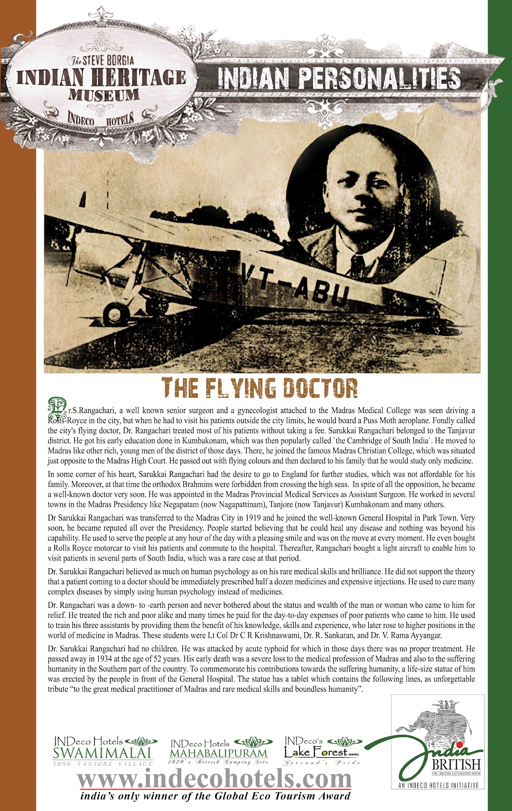 STEVE'S INDIAN AIRCRAFT HERITAGE MUSEUM