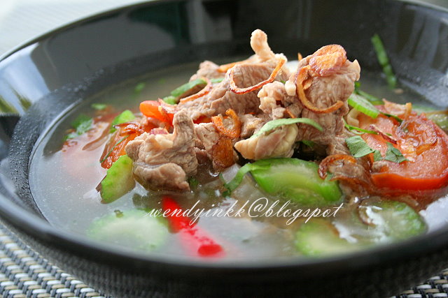 Table for 2.... or more: Sliced Beef Soup ~ Sup Daging @ My Fav Ala-Thai #2