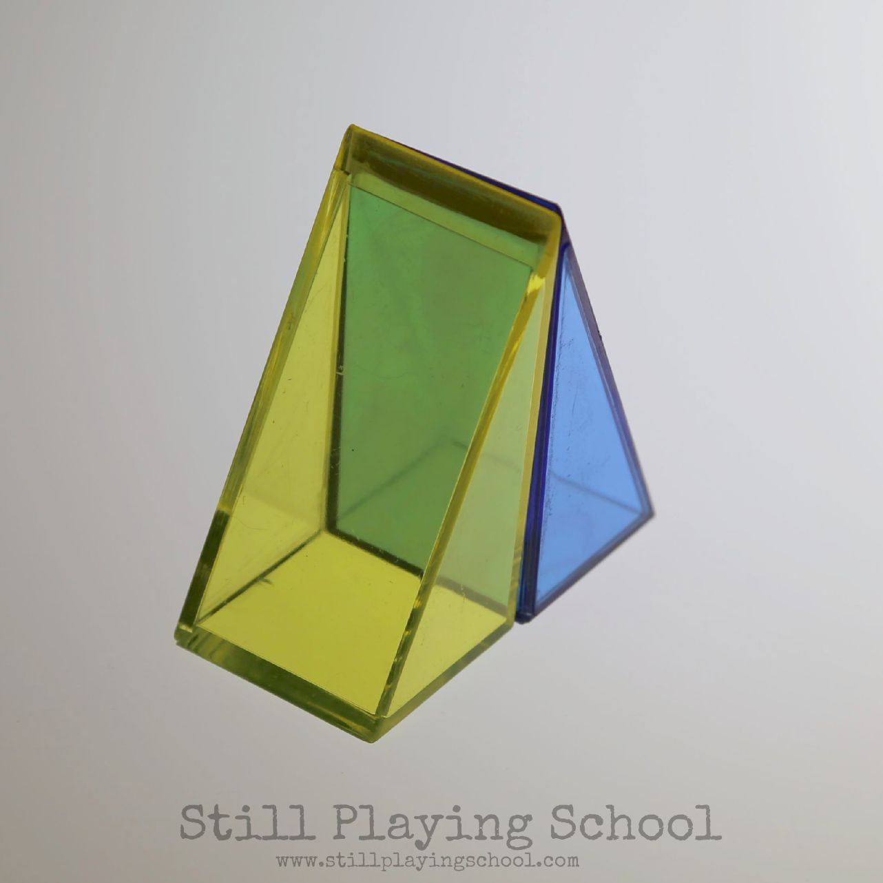 3D Shapes on the Light Table | Still Playing School