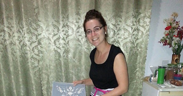 Sew in Love: Wedding Dress Modesty Panel - fitting and wearing