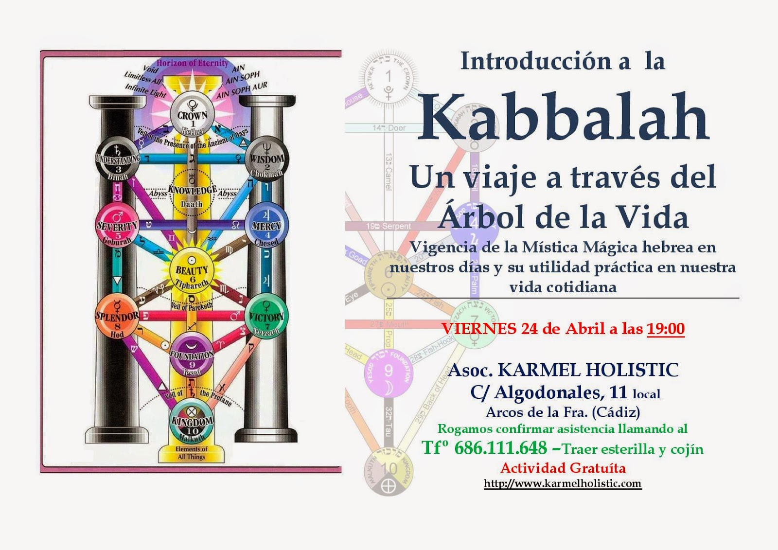 KARMEL HOLISTIC: Conferencia: Introducción a la Kabbalah -Un viaje a ...