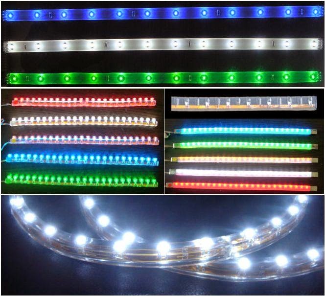 Luces LED de colores: Tiras de LED: usos y aplicaciones