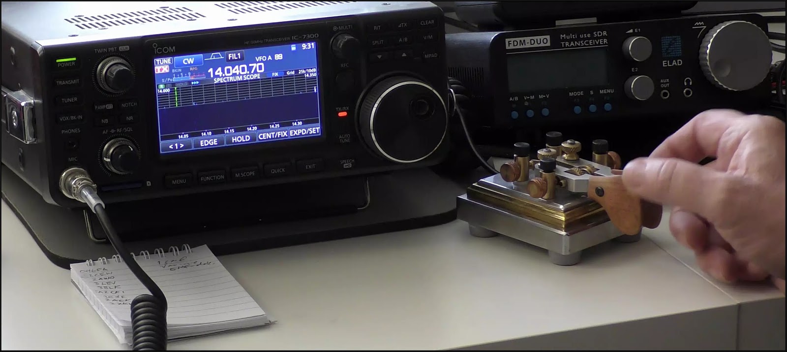 Icom IC-7300 On The Air (4K video)