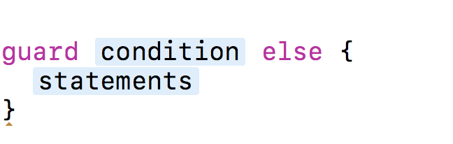 Code in Swift: Guard Statement In Swift3