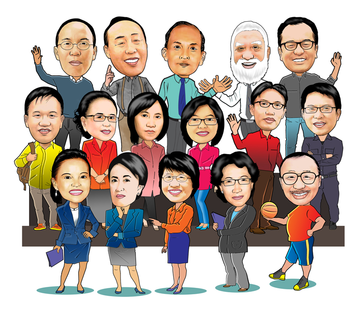 PESAN KARIKATUR MURAH: Karikatur Ramai-ramai