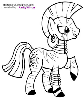 Zecora Coloring Pages | Team colors