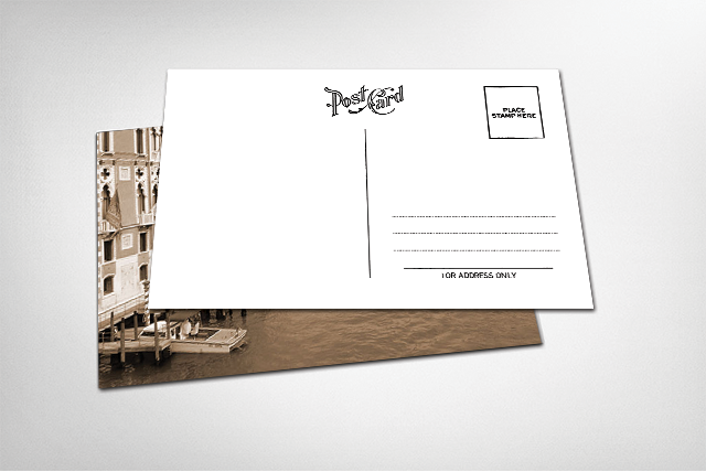 Personaliza tus tarjetas postales - Odisea gráfica