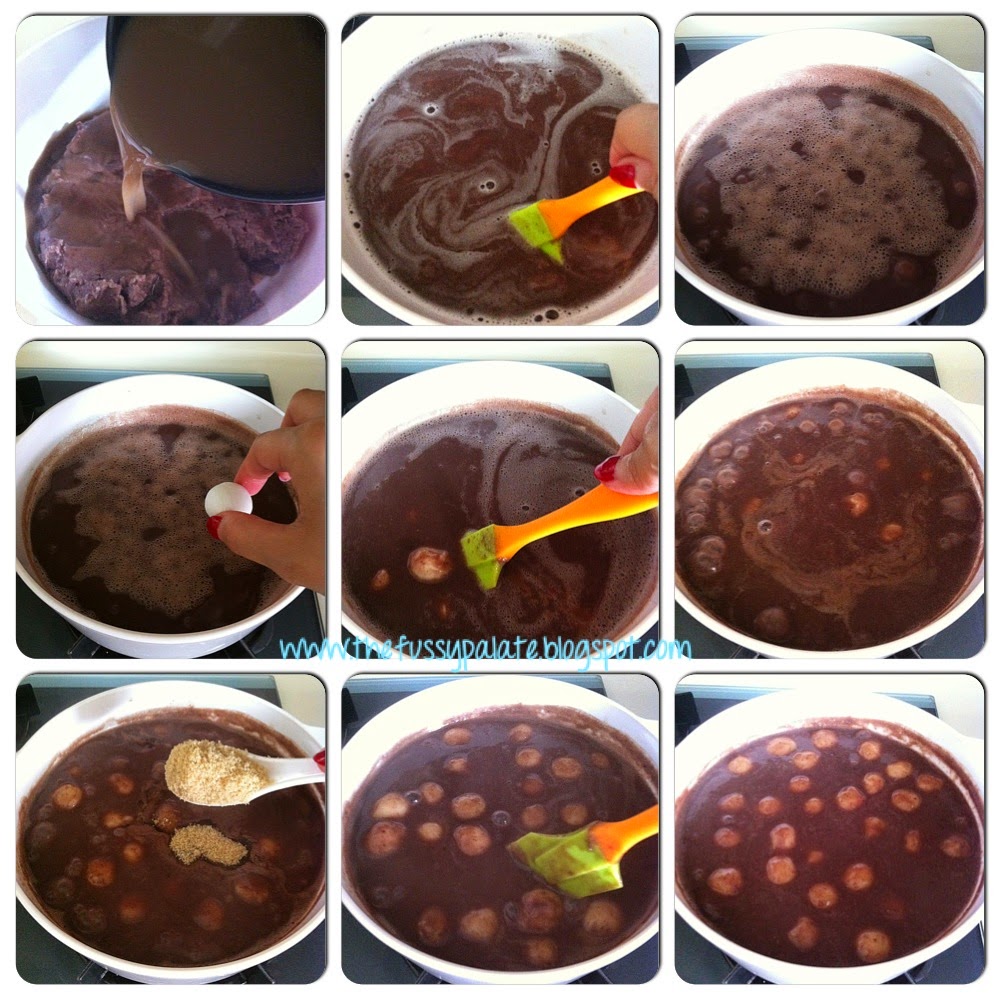 The Fussy Palate: Danpatjuk - Korean Sweet Red Bean Porridge