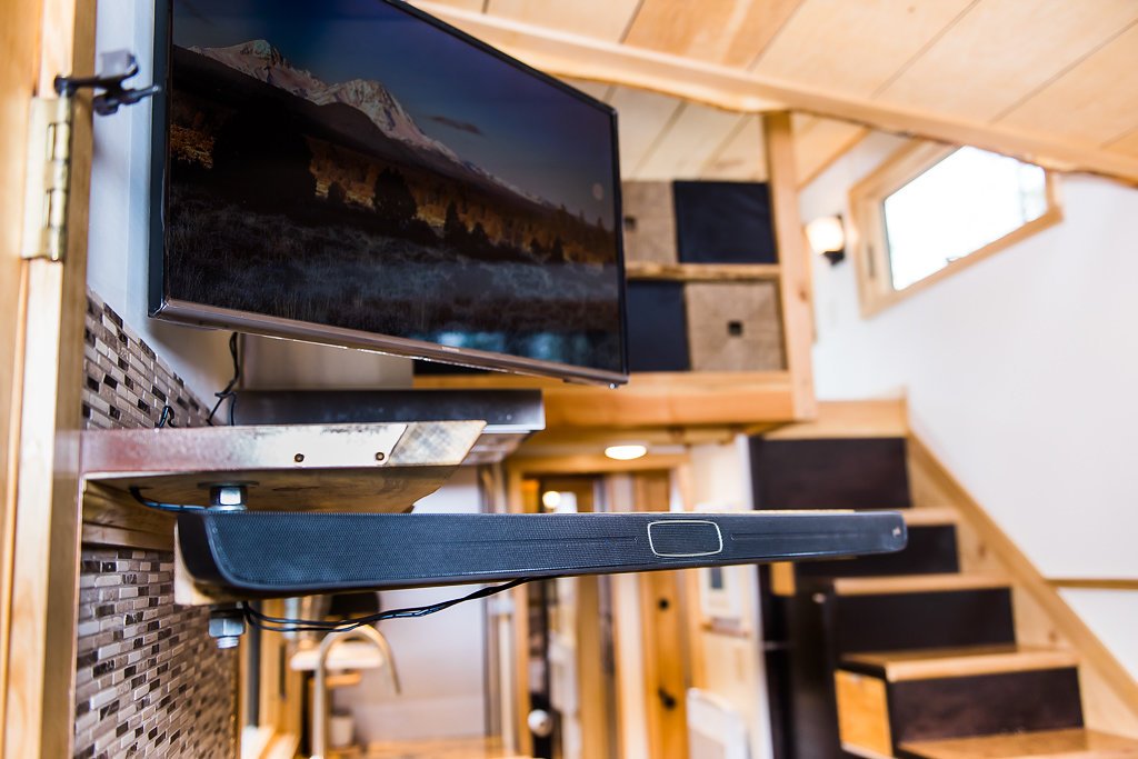 TINY HOUSE TOWN: Wood Iron Tiny Home