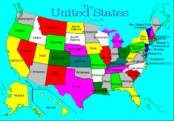 Karta över USA Regionen | Karta över Sverige, Geografisk, Fysisk ...