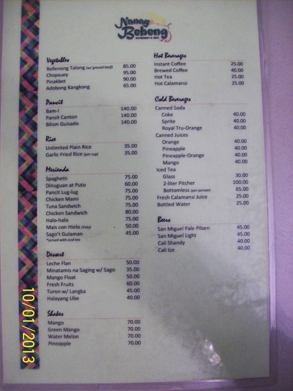 All About Davao City: Nanay Bebeng Restaurant and Grill