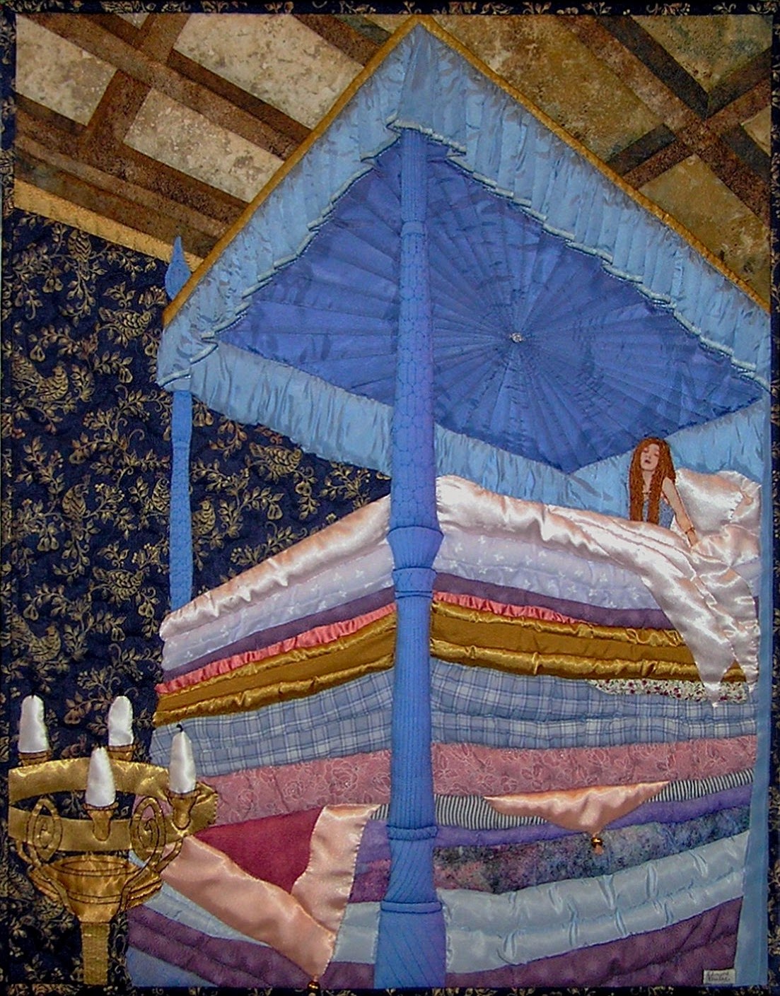 Concept Quilts: The Princess and the Pea