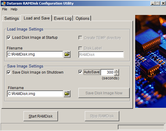 Creación de dispositivos RAMDISK en Windows