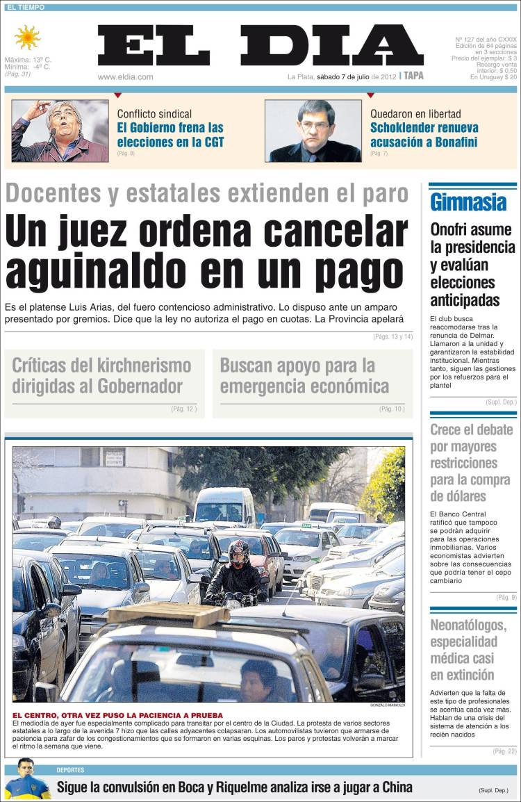 NOTICIAS DE OMEGA RADIO: TITULARES DE LOS PRINCIPALES DIARIOS ...