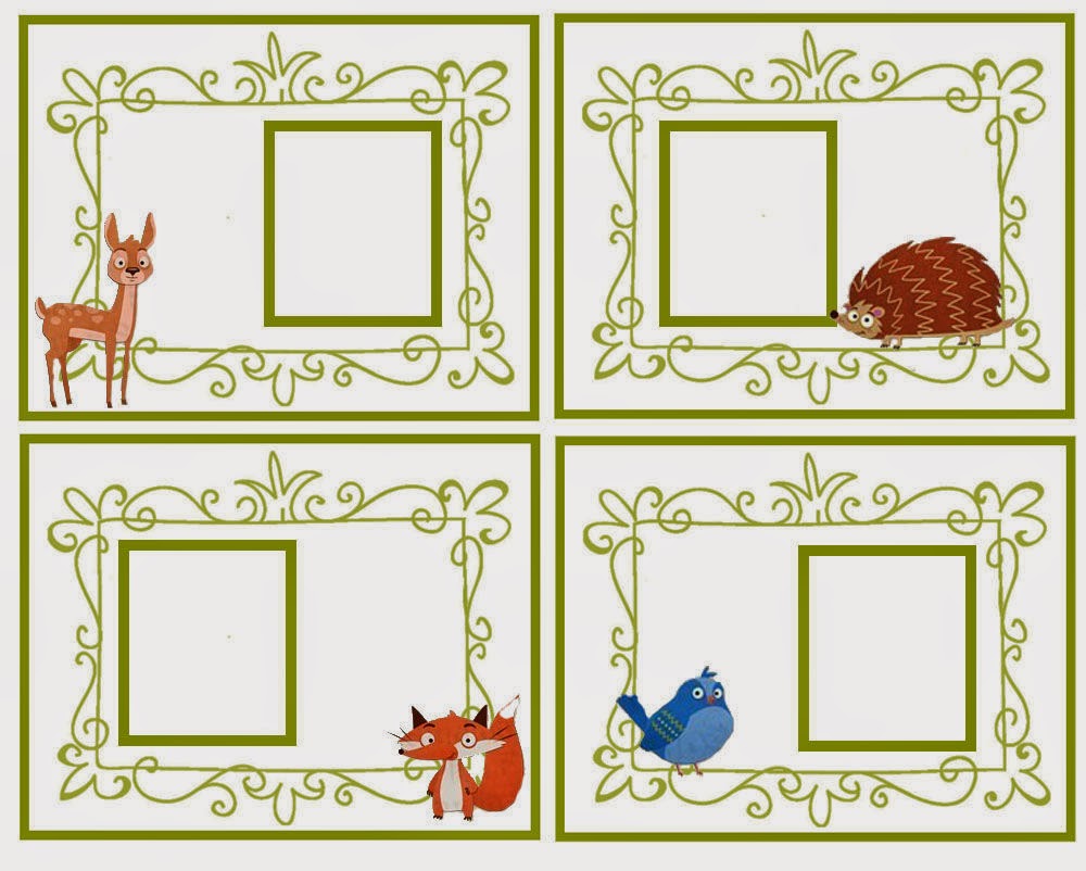 Animals: Free Printable Frames, Toppers, Tags or Labels. - Oh My Fiesta ...