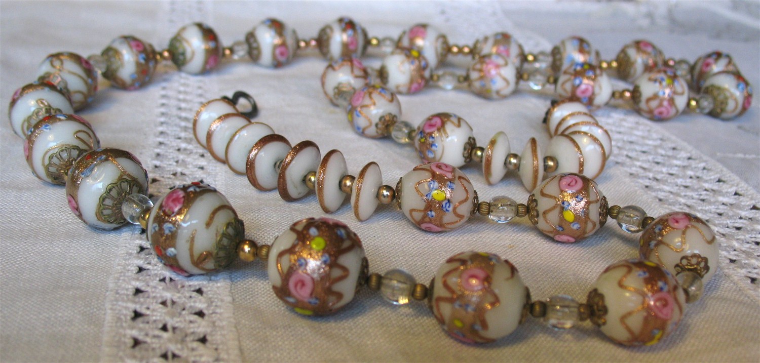 jeweled horizons: Wedding Cake Venetian Beads, 1880-1920