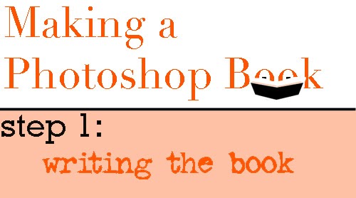 Making a Book in Photoshop: a Tutorial