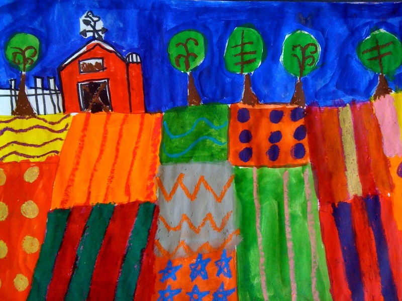 ARTventurous: Grade One Farm Landscapes