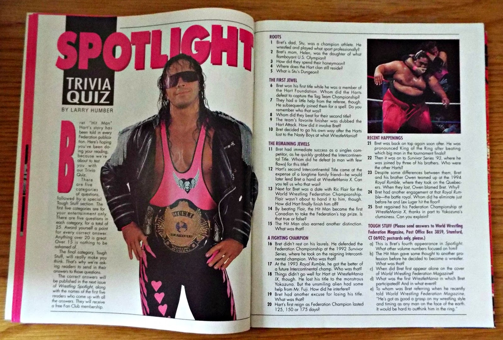 Haus Of Wrestling: *MAGAZINE REVIEW* WWF (WWE) SPOTLIGHT MAGAZINE ...