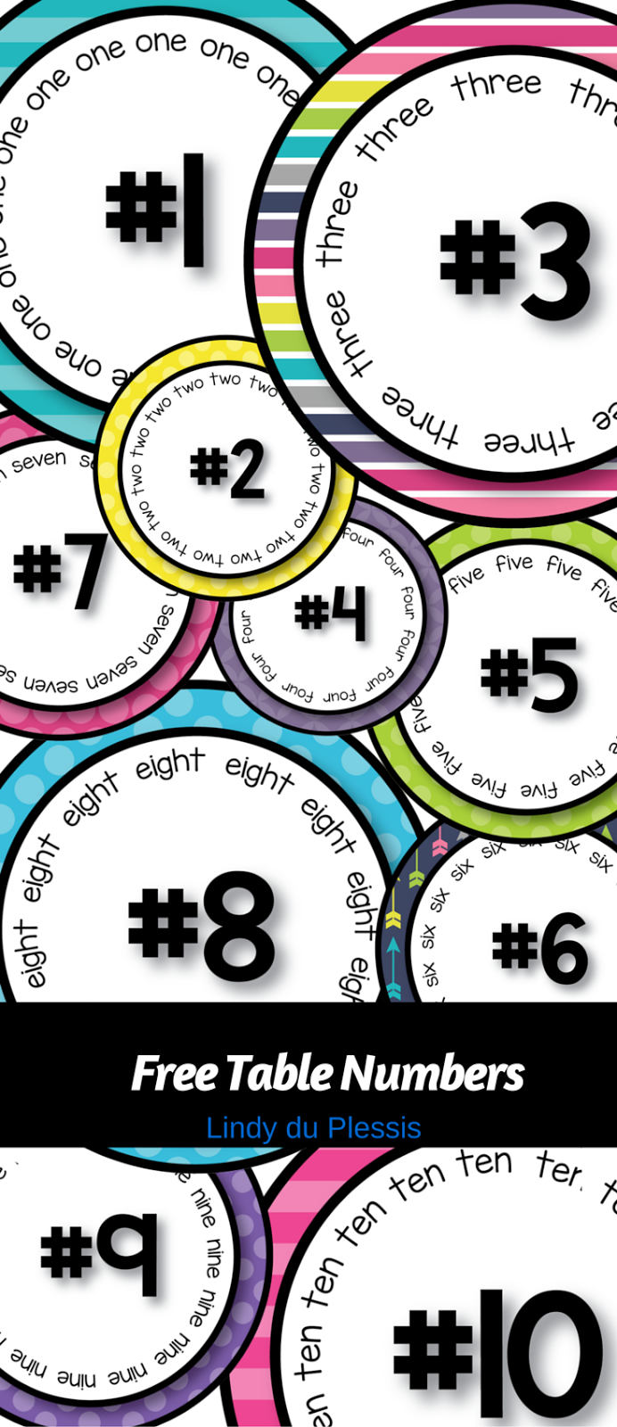 Talented Teaching: Table numbers? Yes!