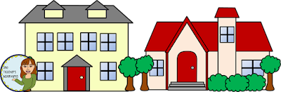Community Buildings Clip Art Set