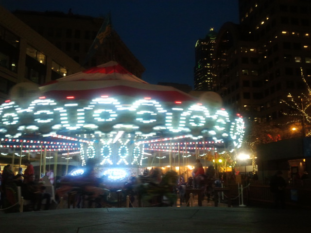 Downtown Seattle at Christmas