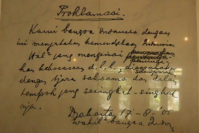 Proses Penyusunan Naskah / Teks Proklamasi - Bimbel Sekolah