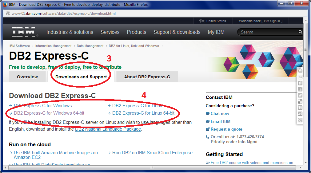 Null pointer exception: Instalación DB2 Express-C database server v10.5 ...