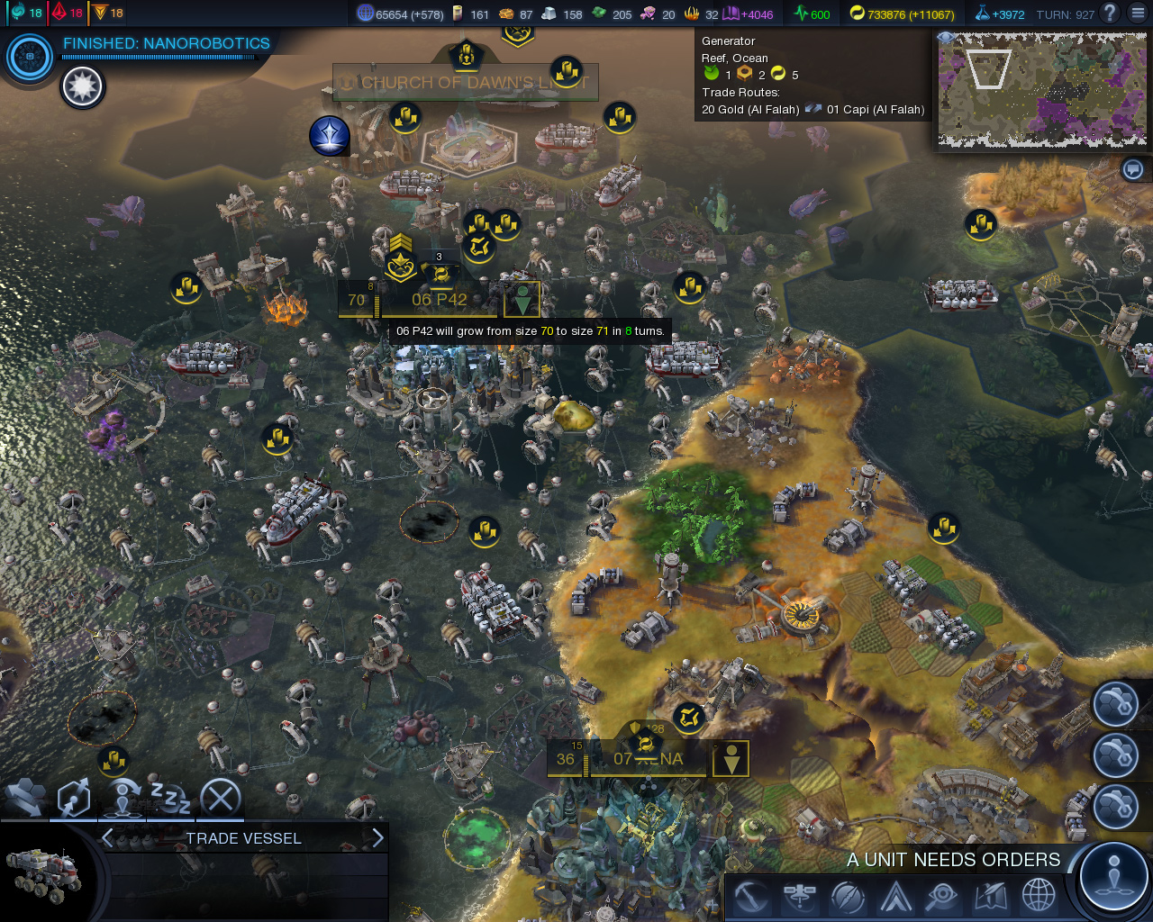 The Best Games Ever: Civilization: Beyond Earth | 70 City Population