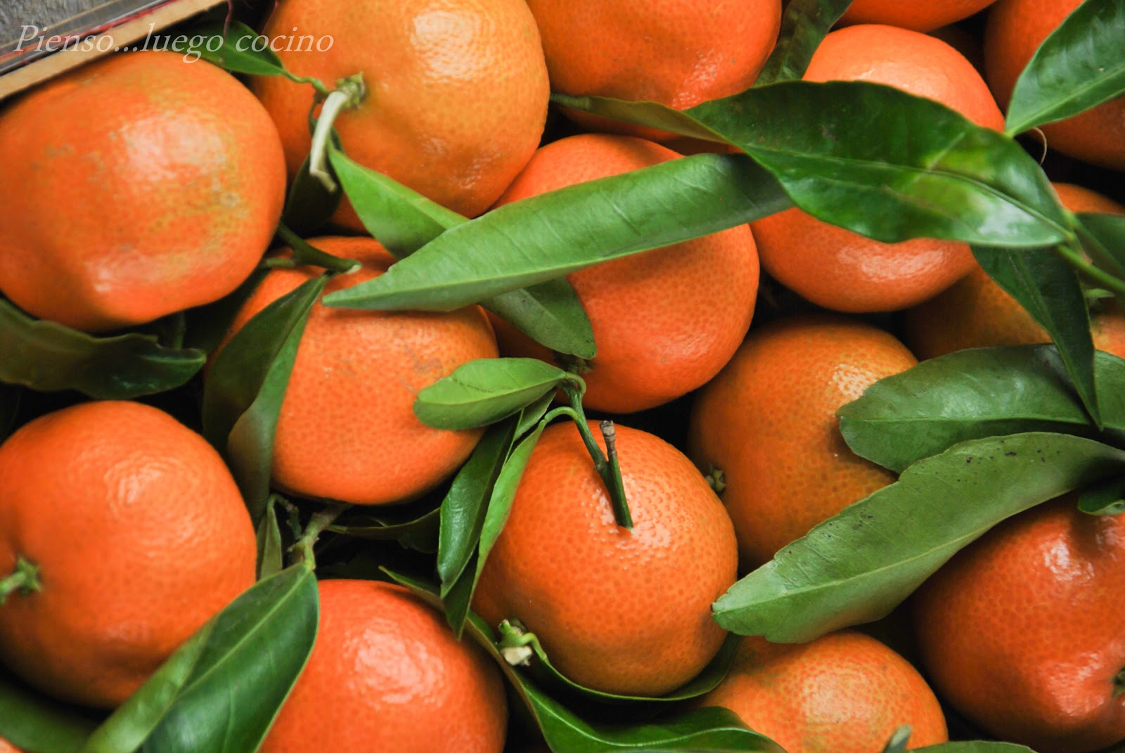 Pienso...luego cocino: Mandarinas
