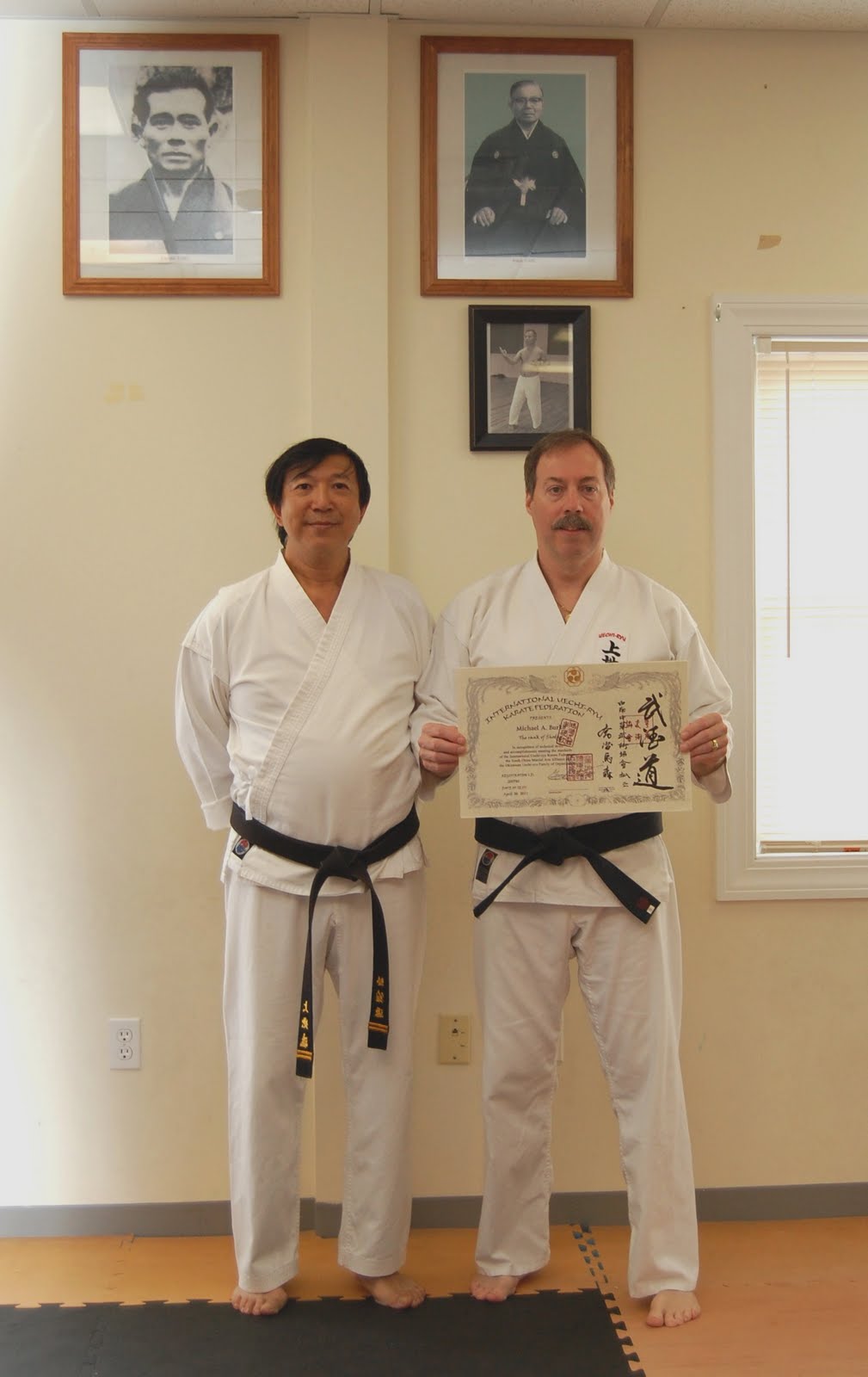 Budokan Martial Arts: CONGRATULATIONS TO: MIKE BURKE FOR BECOMING A ...