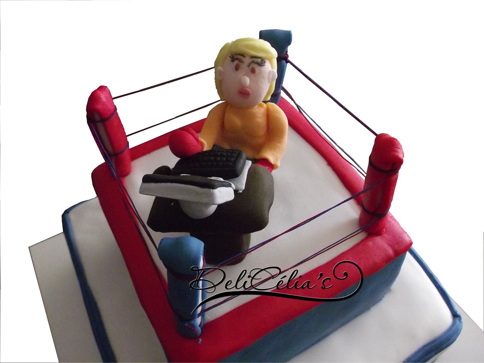 DeliCélia's: Bolo Luta de Boxe