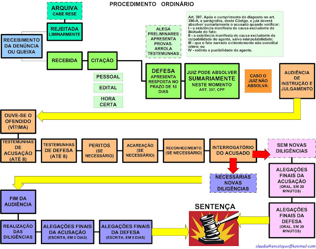 11. PROCESSO PENAL: TÍTULO I - DO PROCESSO COMUM