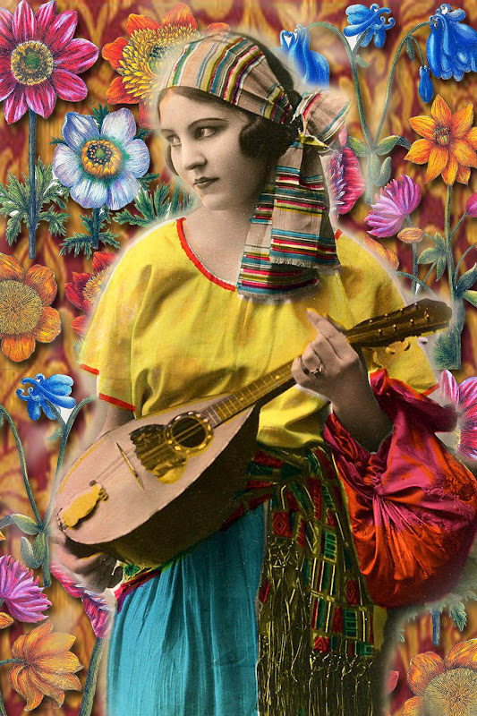a little color every day: Sunday Postcard Art: Bohemian/Gypsy