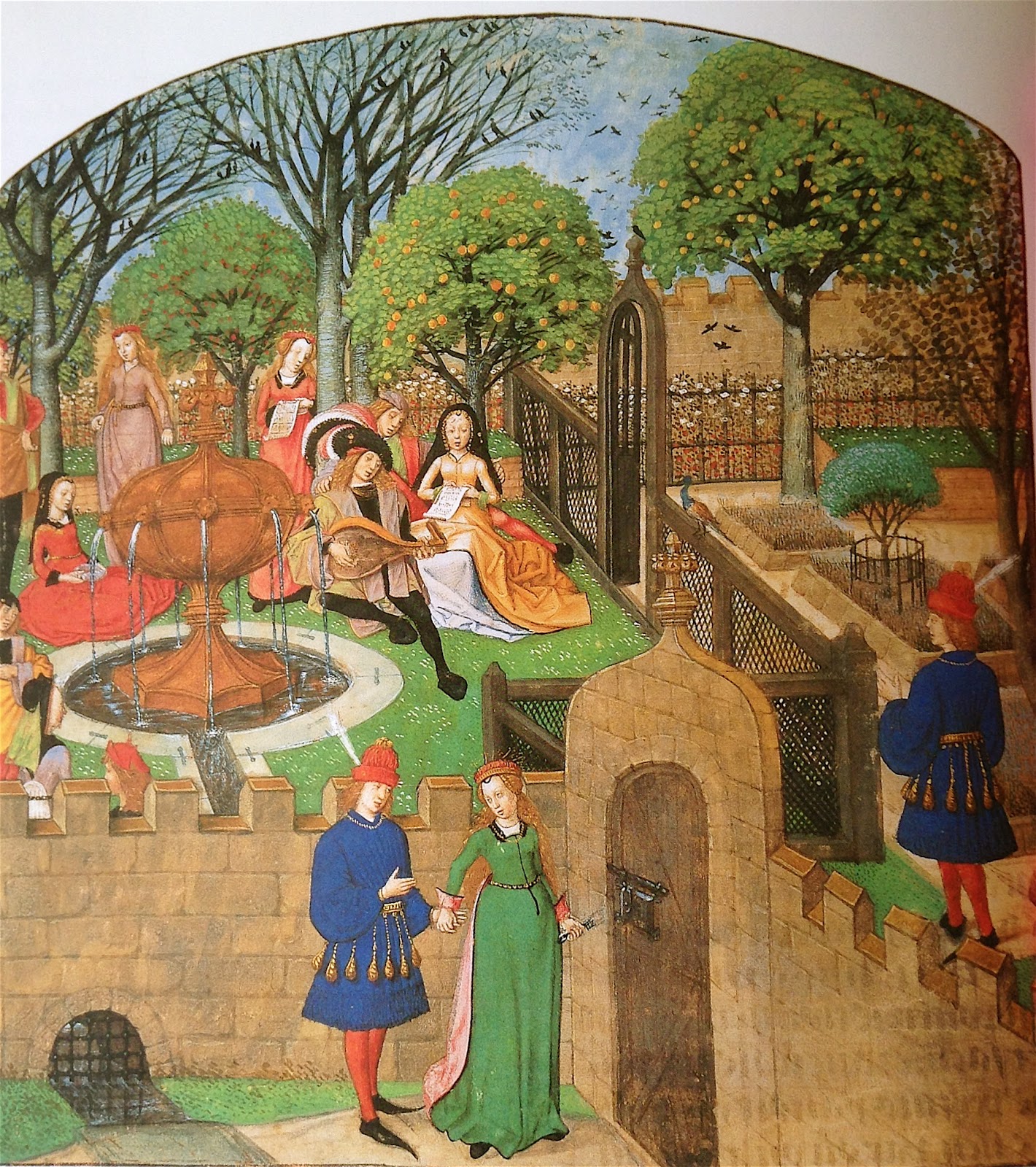 Medieval Illumination: Medieval Gardens