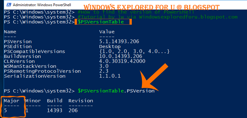 Logeshwaran.org: How to find or Check the Powershell version in Windows ...